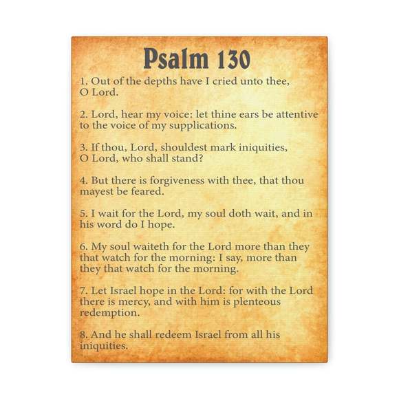 Express Your Love Gifts | Art | Scripture Sign Psalm 3 Chapter Gold Bible Canvas Christian Wall ...